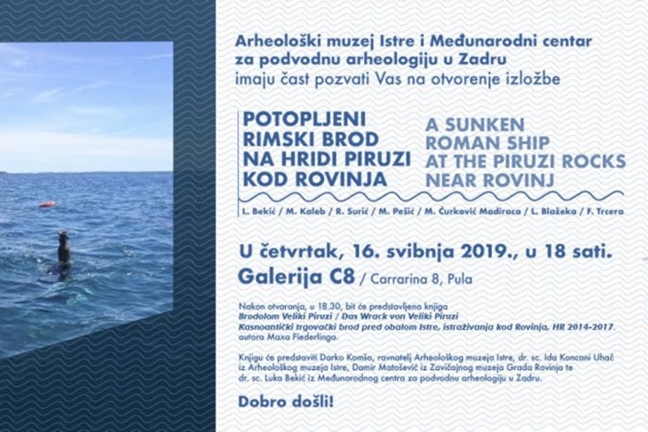 Otvorenje izložbe "Potopljeni rimski brod na hridi Piruzi kod Rovinja ...